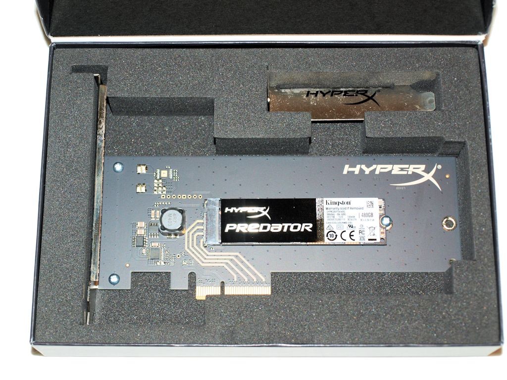 480GB HyperX Predator M.2 PCIe SSD (SHPM2280P2/480G)