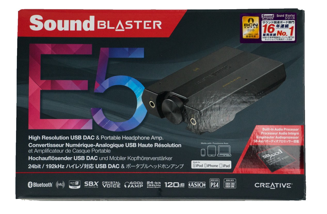 Sound Blaster E5 - Bjorn3D.com