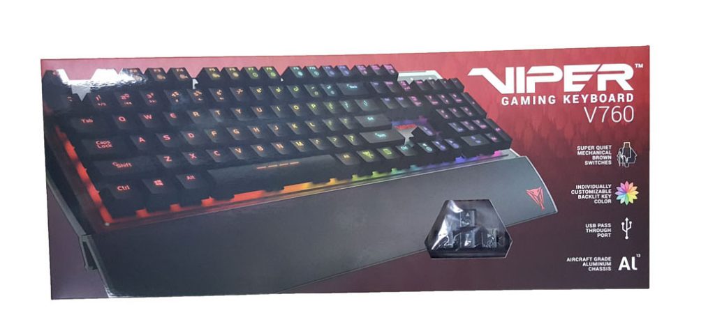 Patriot Viper V760 Mechanical Gaming Keyboard - Bjorn3D.com