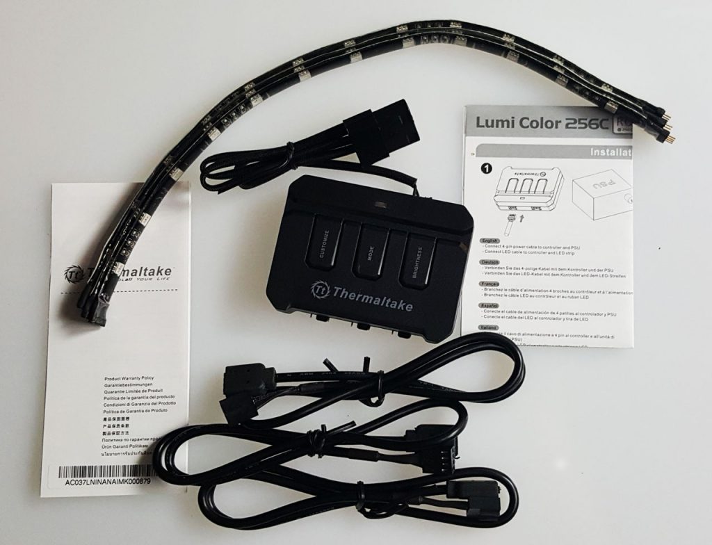 Thermaltake Lumi Color 256C RGB Magnetic LED Strip Control Pack ...