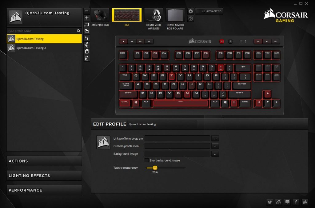 Corsair Gaming K63 Compact Mechanical Keyboard Review - Bjorn3D.com