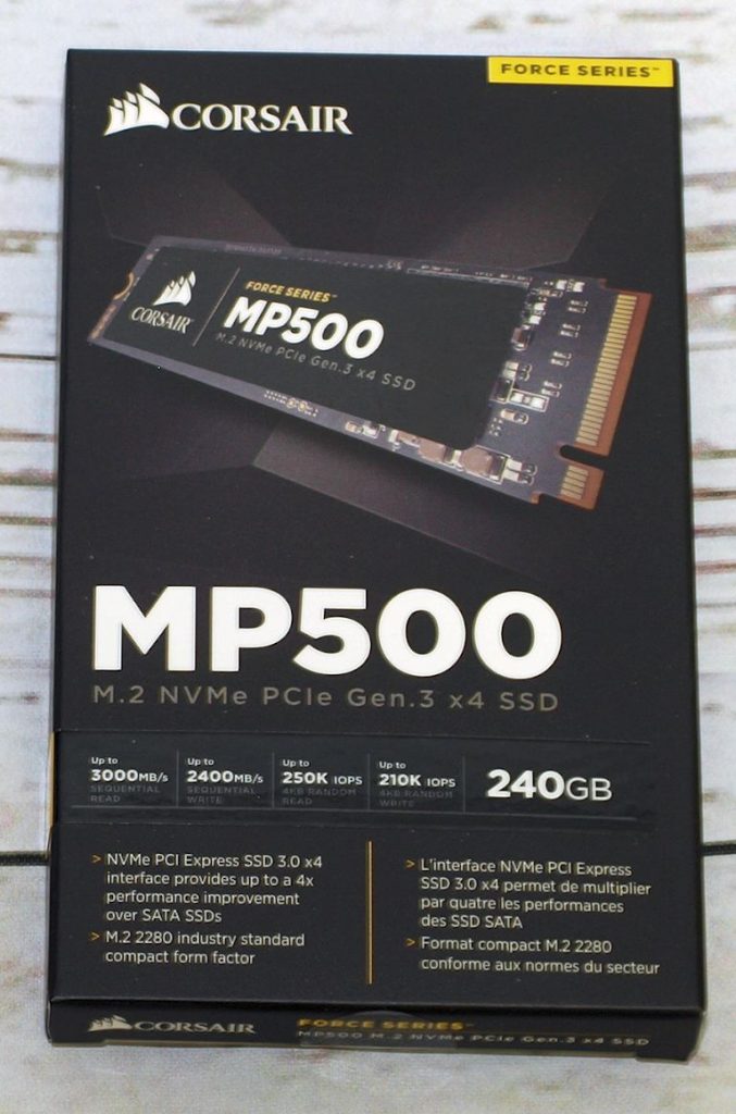 Corsair Force MP500 240GB M.2 NVMe SSD Review, Ridiculously Fast ...