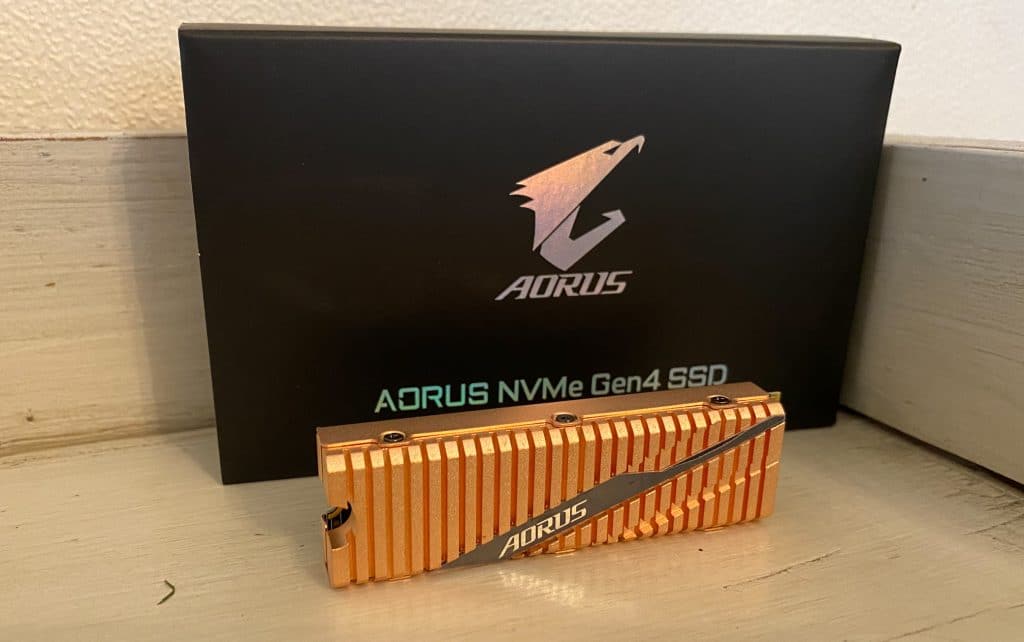 Gigabyte AORUS M.2 NVMe Gen4 SSD / 1TB - Bjorn3D.com